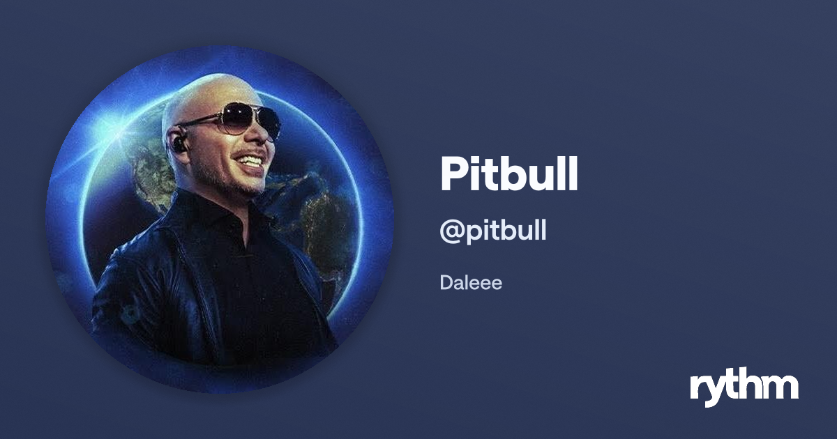 Pitbull · Rythm