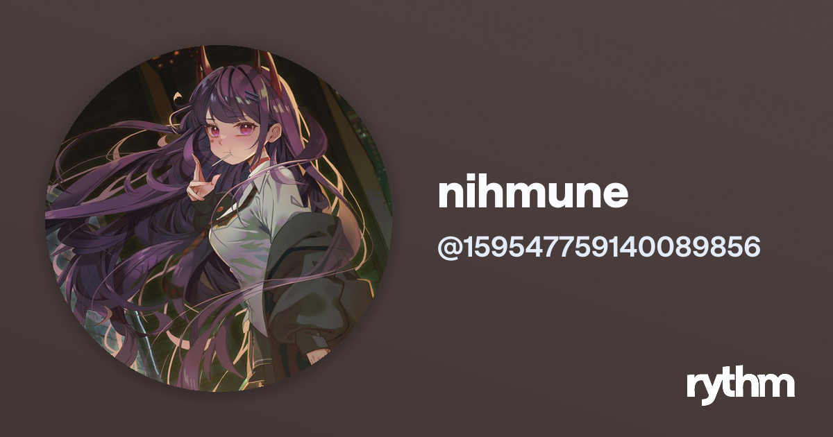 nihmune · Rythm