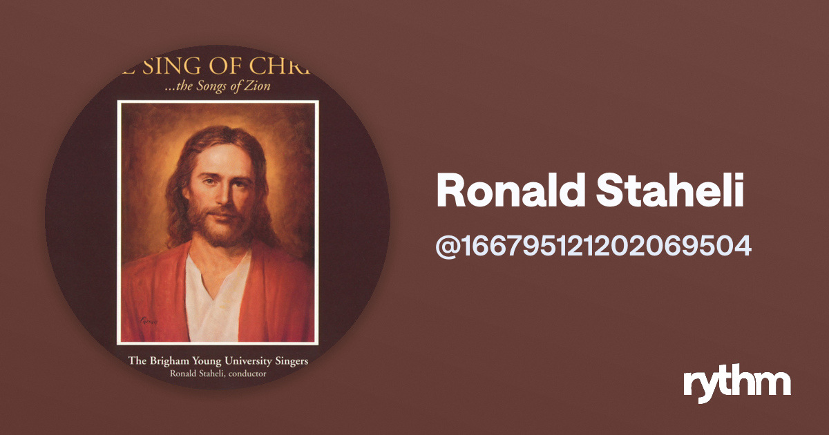 Ronald Staheli · Rythm