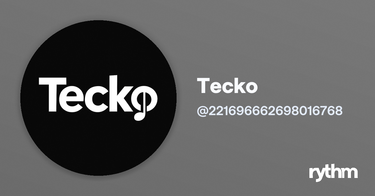 Tecko · Rythm
